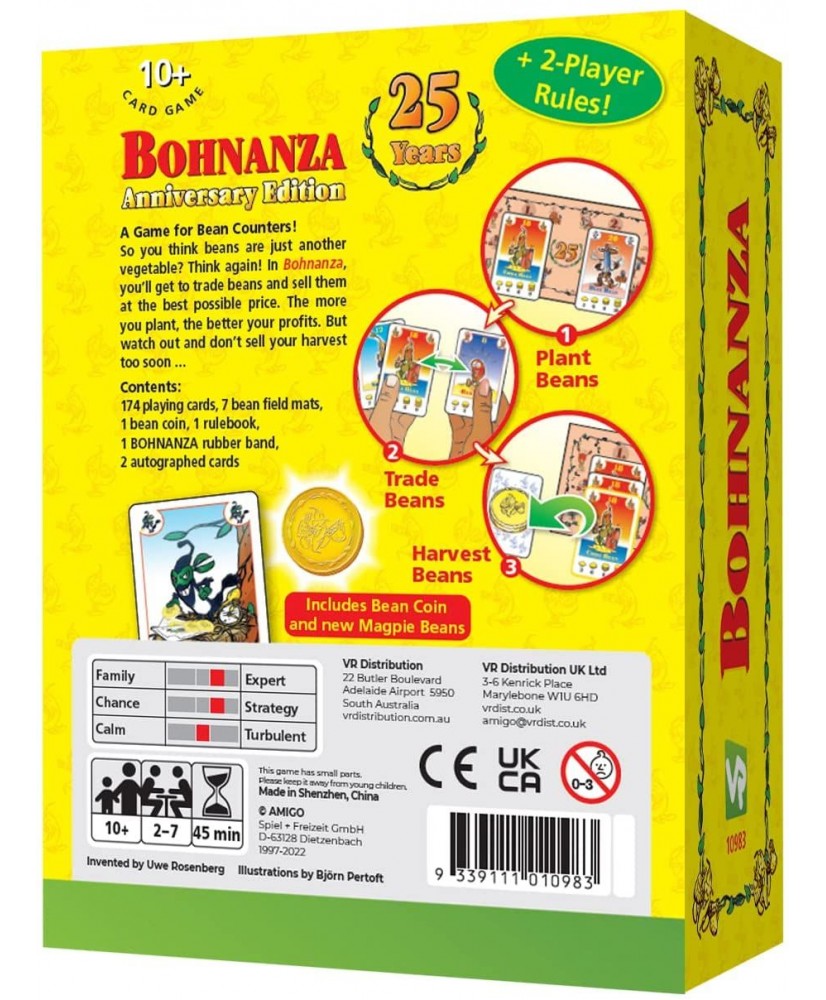 Bohnanza: 25th Anniversary Edition (English Edition)