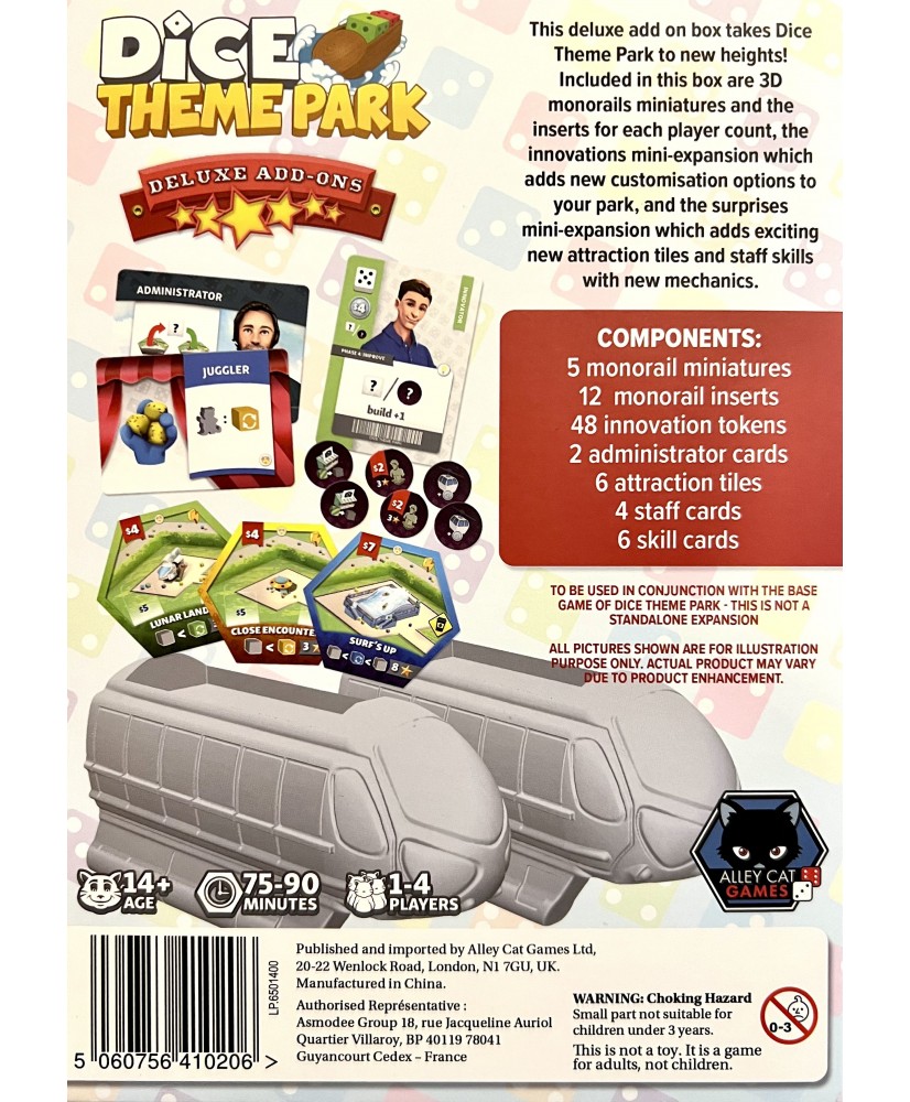 Dice Theme Park: Deluxe Add-ons (English Edition)