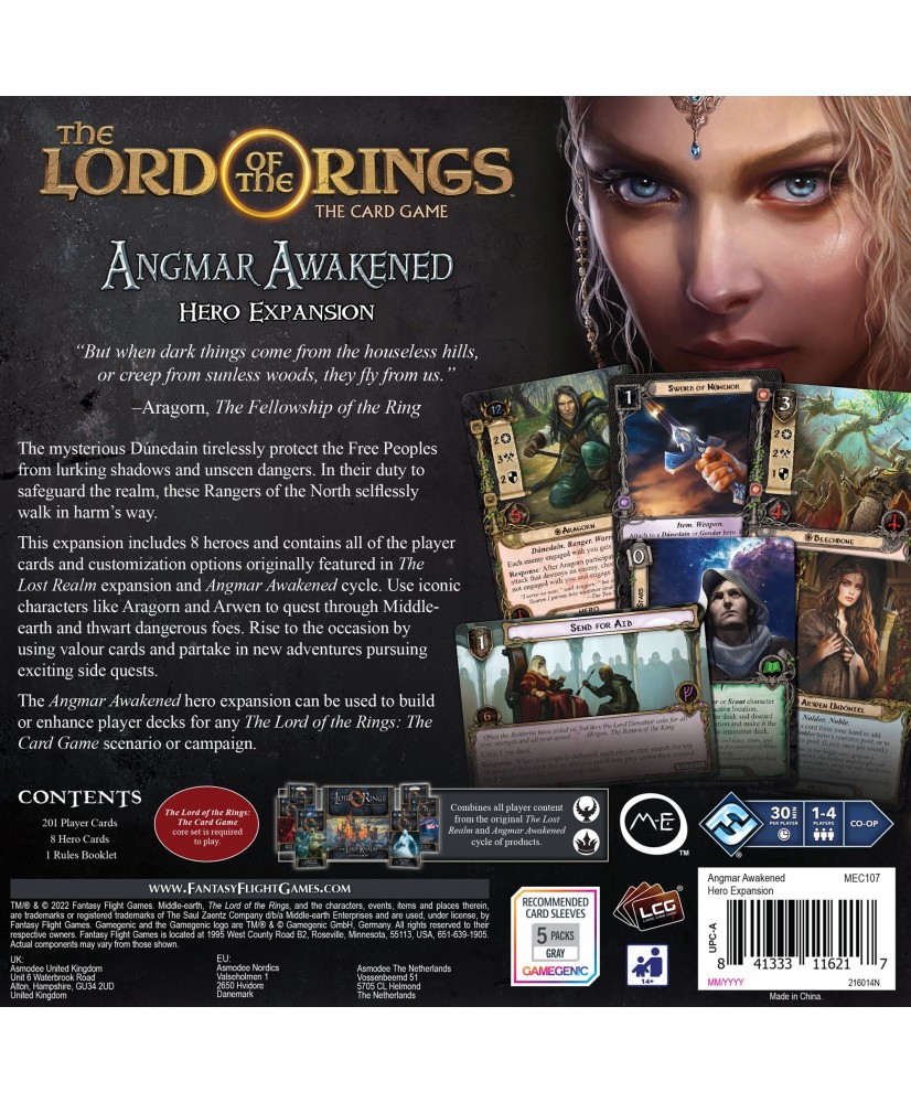 The Lord of the Rings: The Card Game – Angmar Awakened Hero Expansion