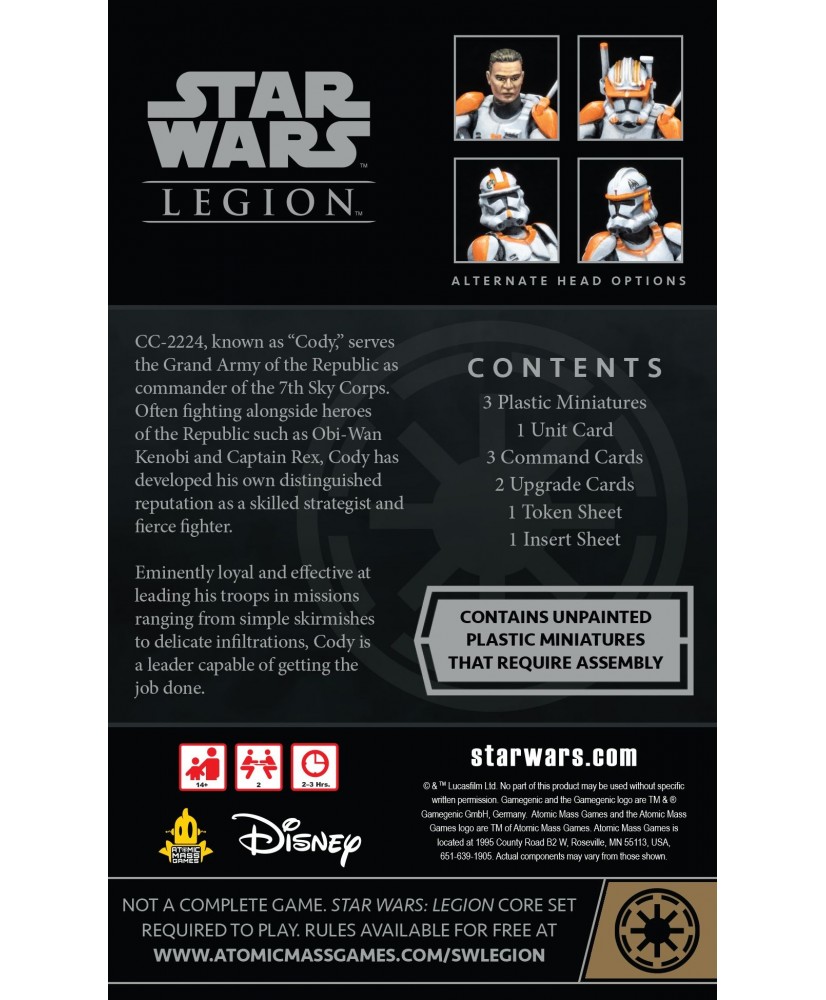 Star Wars: Legion – Clone Commander Cody Commander Expansion
