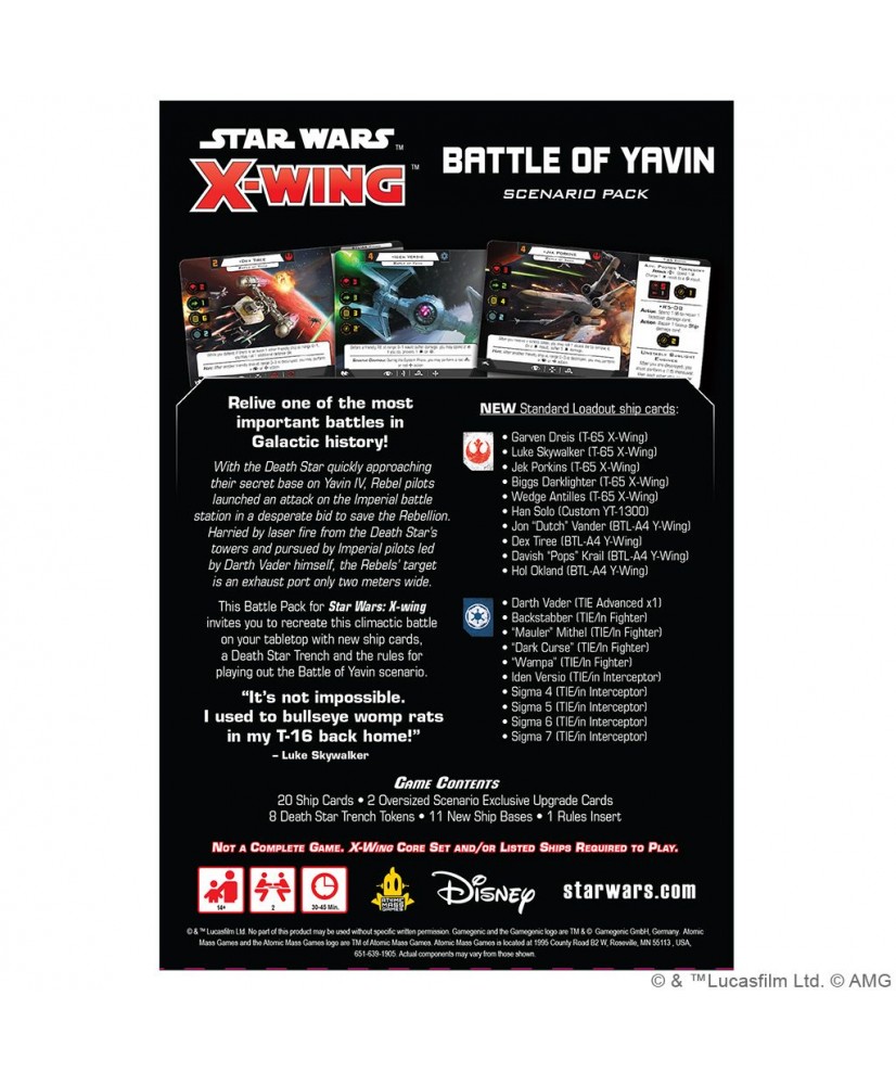 Star Wars: X-Wing (Second Edition) – Battle of Yavin Scenario Pack