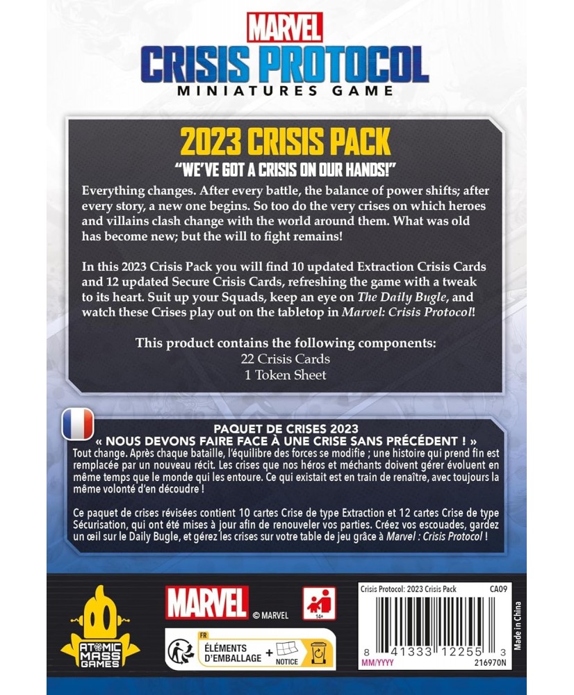 Marvel: Crisis Protocol Crisis Card Pack 2023