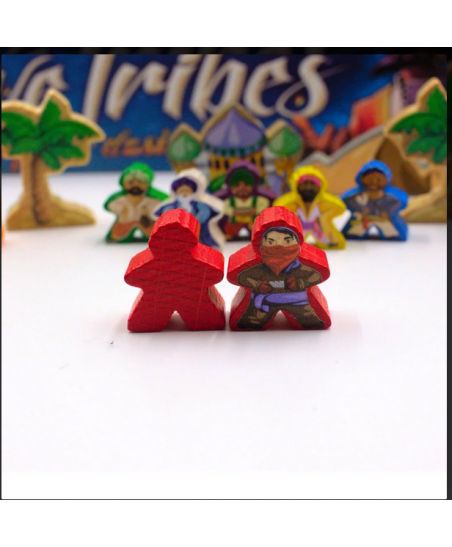 Meeple Sticker Set: Five Tribes