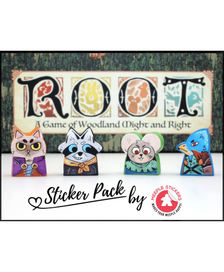 Meeple Sticker Set: Root base game