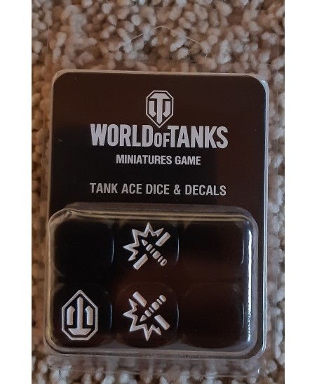World of Tanks Miniatures Game: Tank Ace Dice and Decals