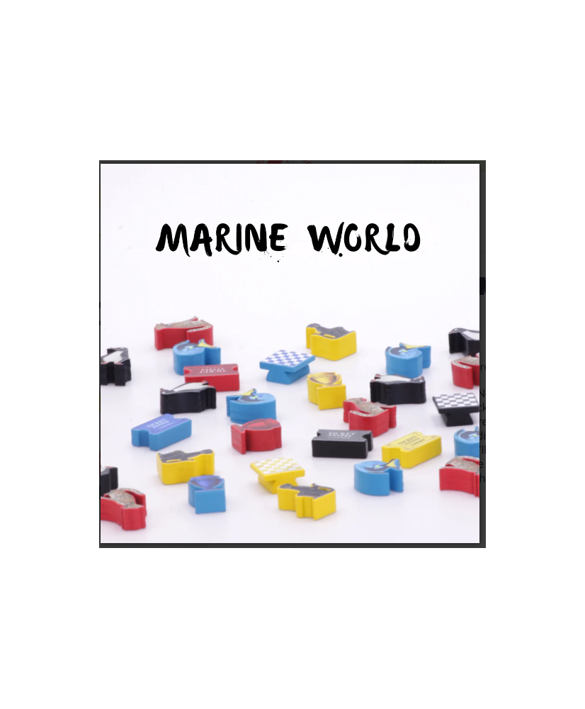 Meeple Sticker Set: Ark Nova – Marine Worlds
