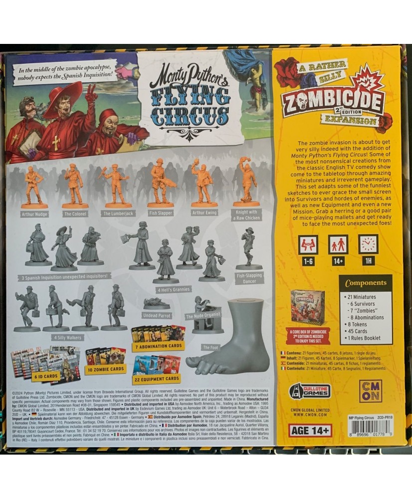 Zombicide: 2nd Edition – Monty Python's Flying Circus: A Rather Silly ...