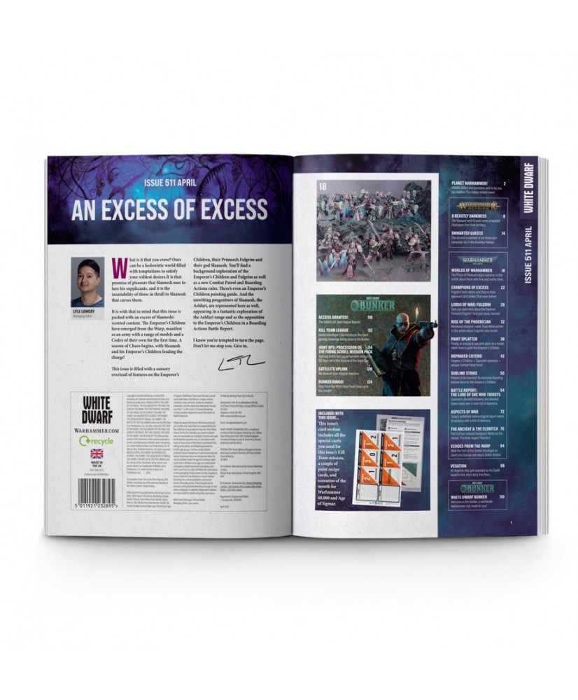 GW: Warhammer 40k: White Dwarf 511 (English Edition)