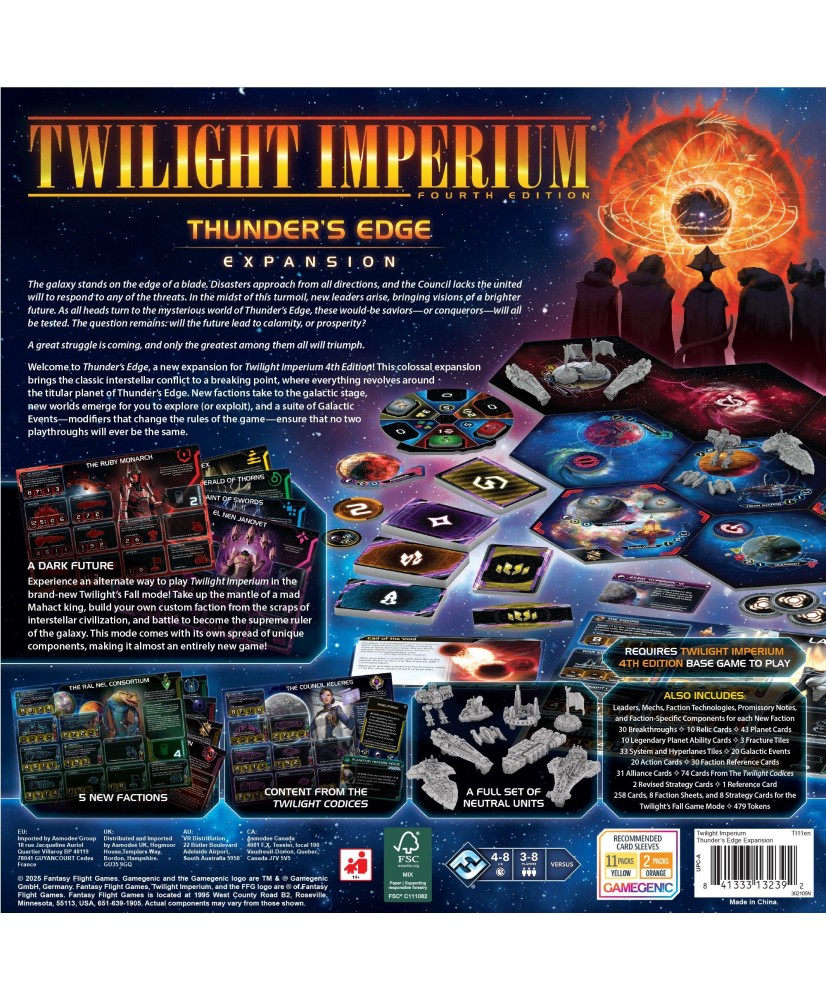 Twilight Imperium: Fourth Edition – Thunder's Edge (English Edition)