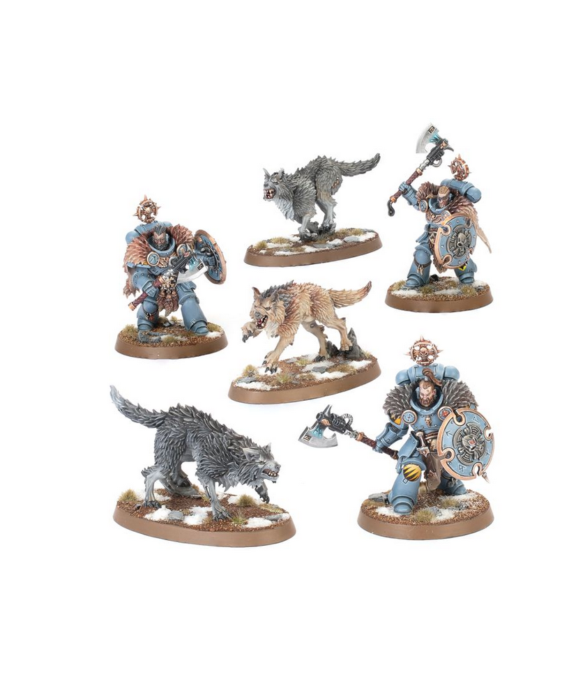 GW: Warhammer 40k: Space Wolves: Wolf Guard Headtakers