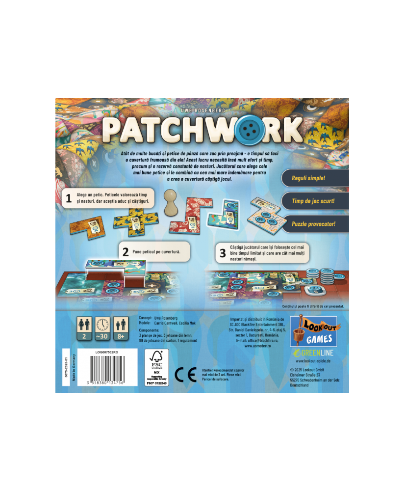 Patchwork (2025 Romanian Revised Edition)