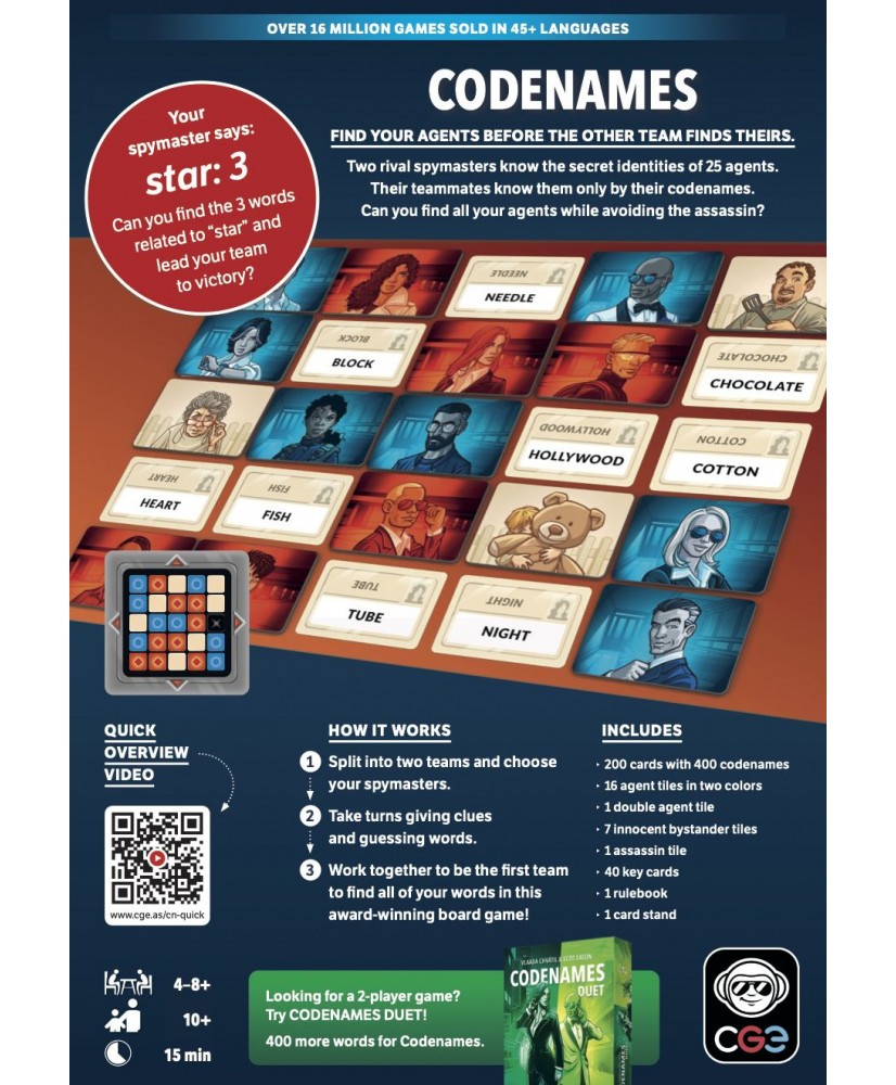 Codenames (2025 English Second Edition)