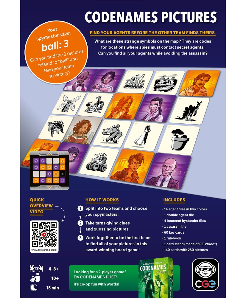 Codenames: Pictures (2025 English Second Edition)