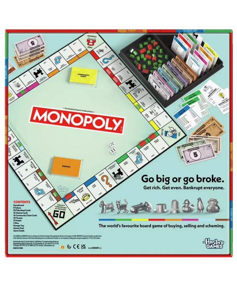 Monopoly Classic (2025 Refresh English Edition)