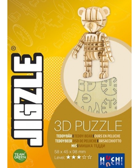 Jigzle 3D Wooden Puzzle Bear