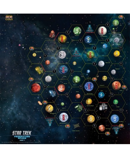 Star Trek: Catan – Federation Space Map Set