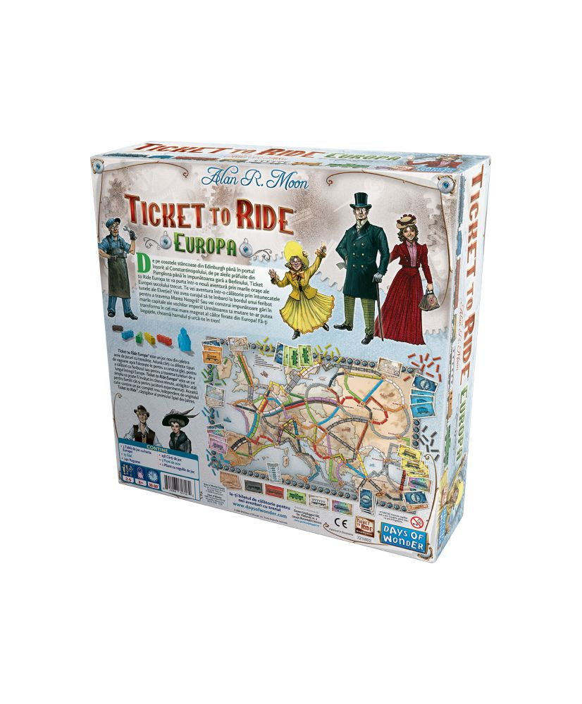 Ticket to Ride: Europe (Editia in Limba Romana)