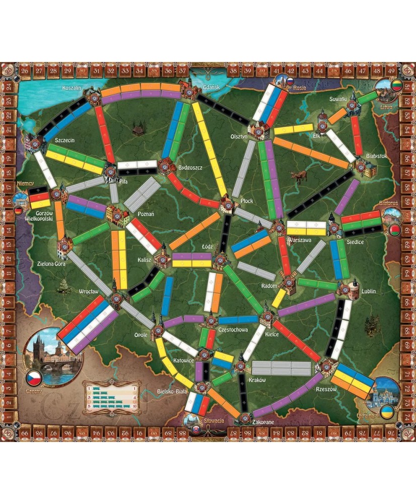 Ticket to Ride Map Collection 6½: Poland