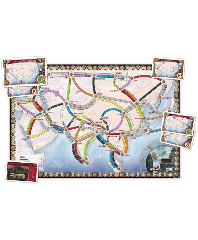 Ticket to Ride Map Collection 1: Asia + Legendary Asia