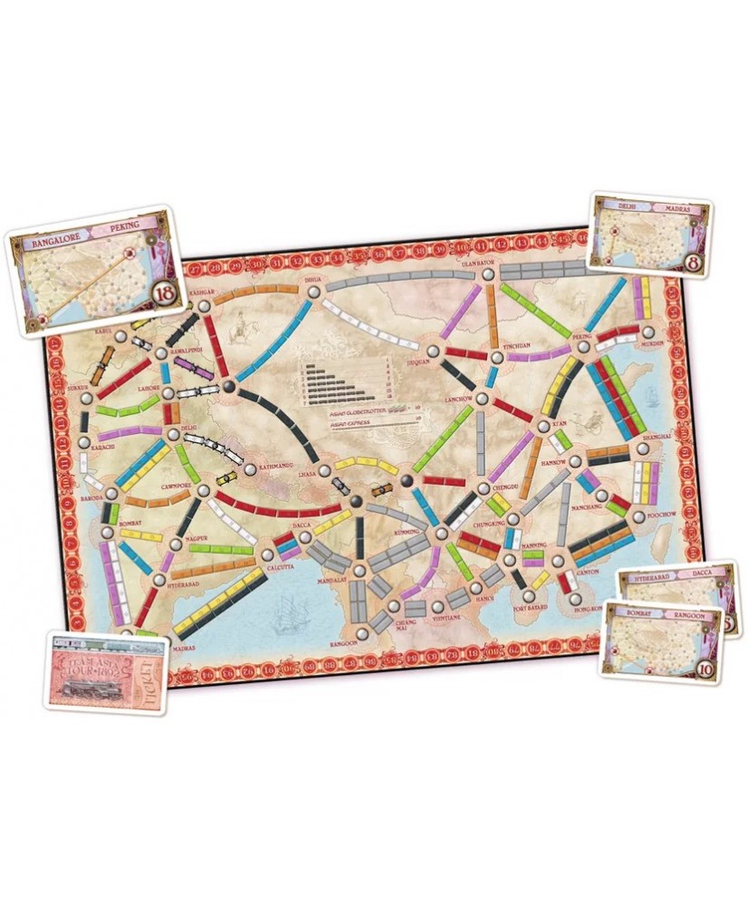 Ticket to Ride Map Collection 1: Asia + Legendary Asia