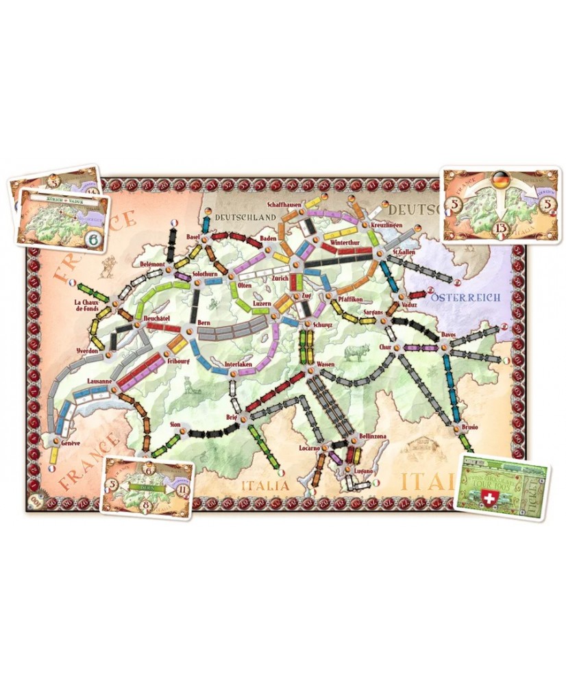 Ticket to Ride Map Collection: Volume 2 - India & Switzerland