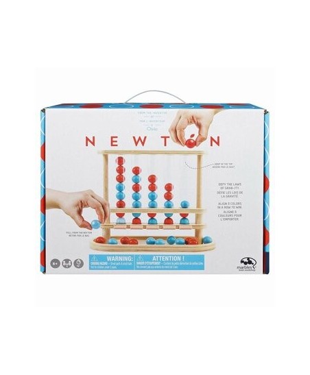 Newton 5 in linie din lemn