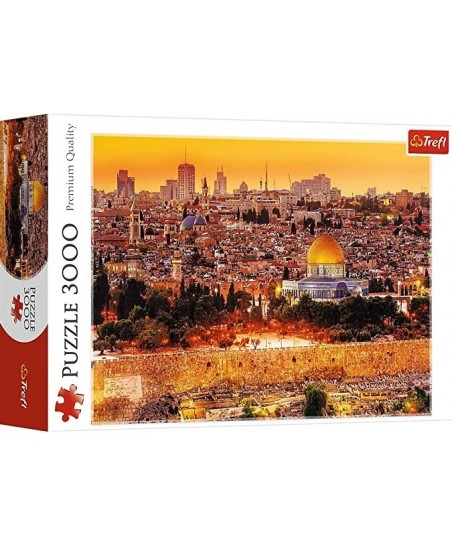Puzzle Trefl 3000 piese: The Roofs of Jerusalem - Israel
